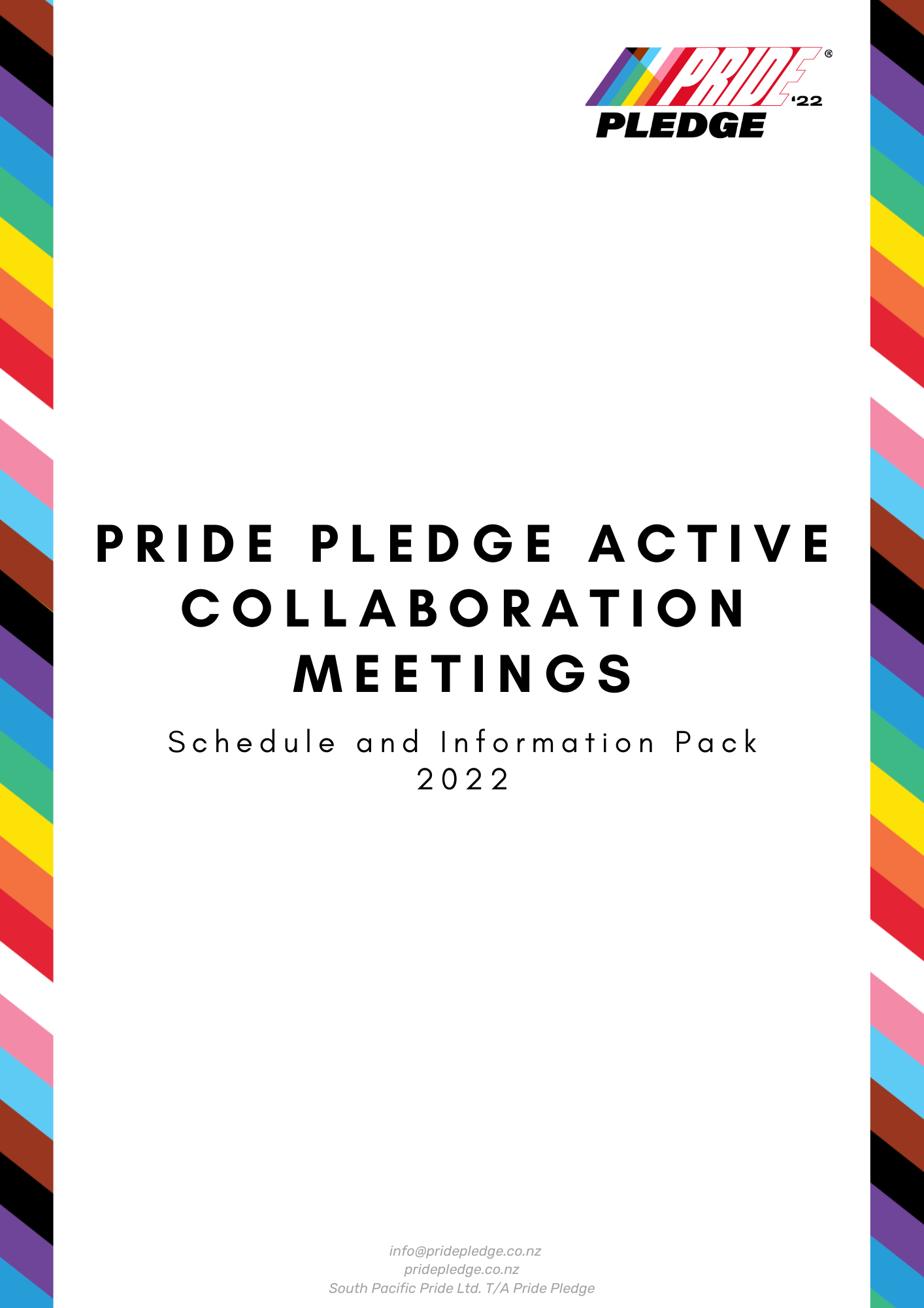 Pride Pledge ACTIVE Collaboration Meetings Brochure – Pride Pledge