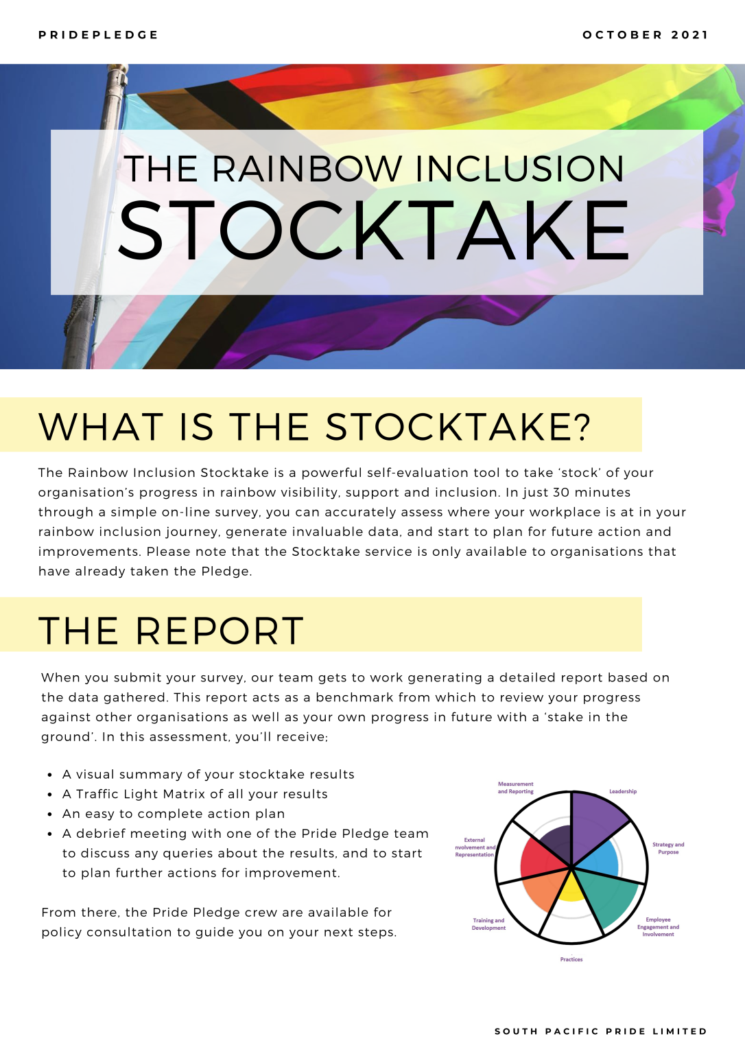 Rainbow Inclusion Stocktake Brochure – Pride Pledge